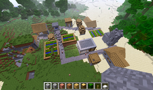 Minecraft Village Library